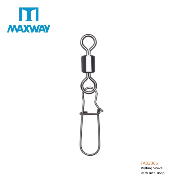 Rolling Swivel with Hooked Snap Fishing Swivel from China manufacturer ...